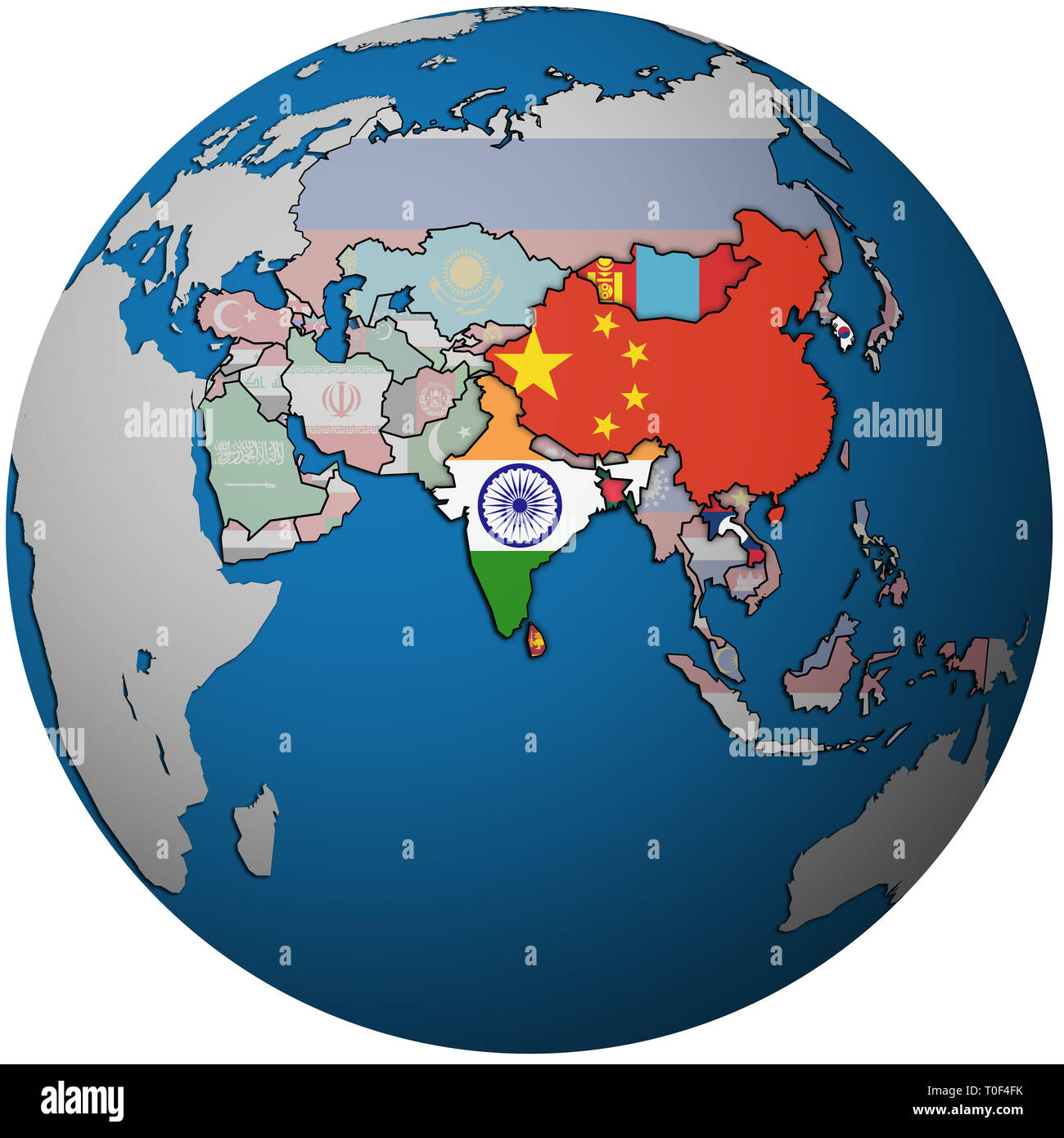 Les pays membres de l'accord commercial Asie-pacifique avec les ...