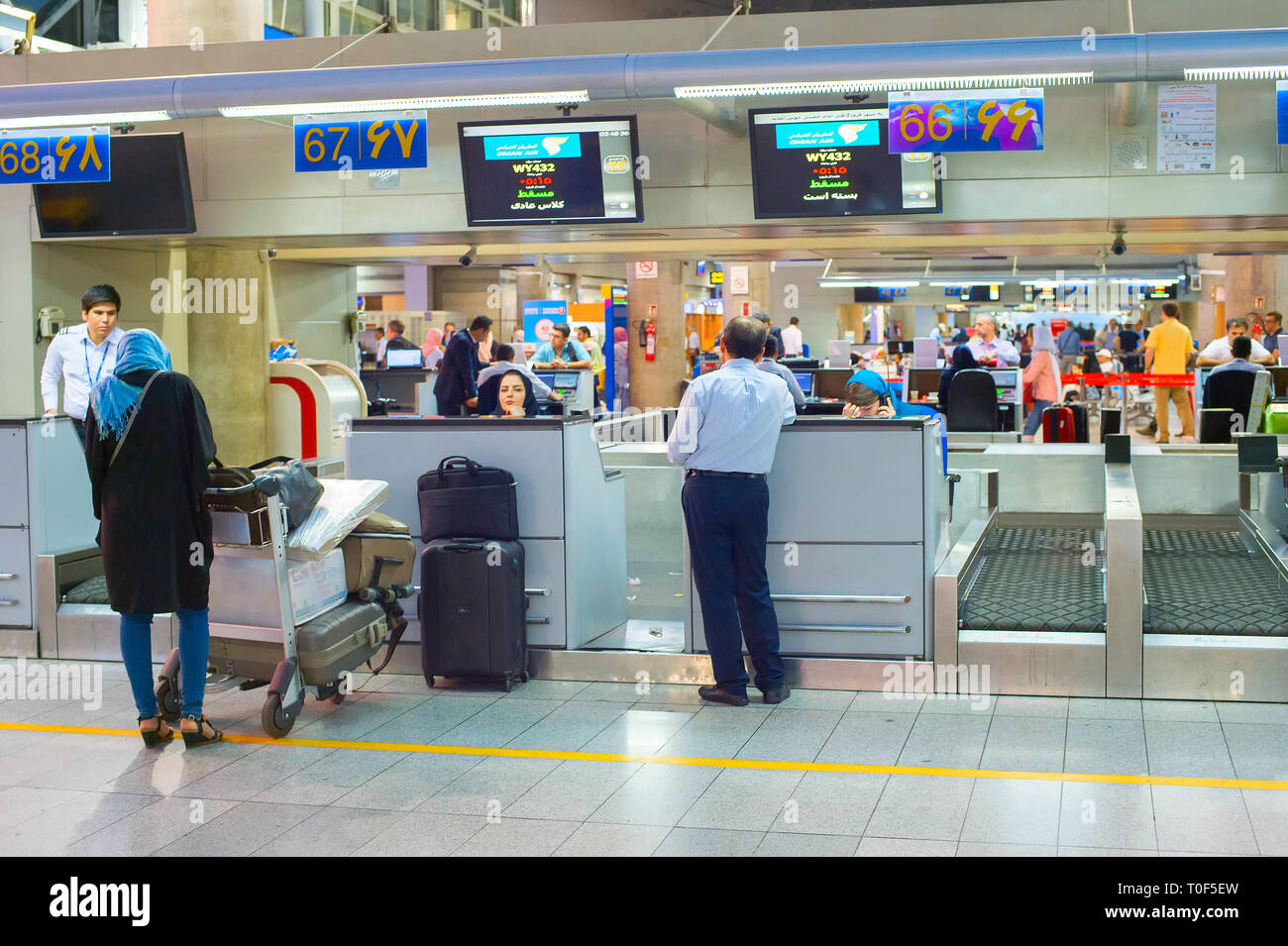 Tehran imam khomeini international airport Banque de photographies et d ...
