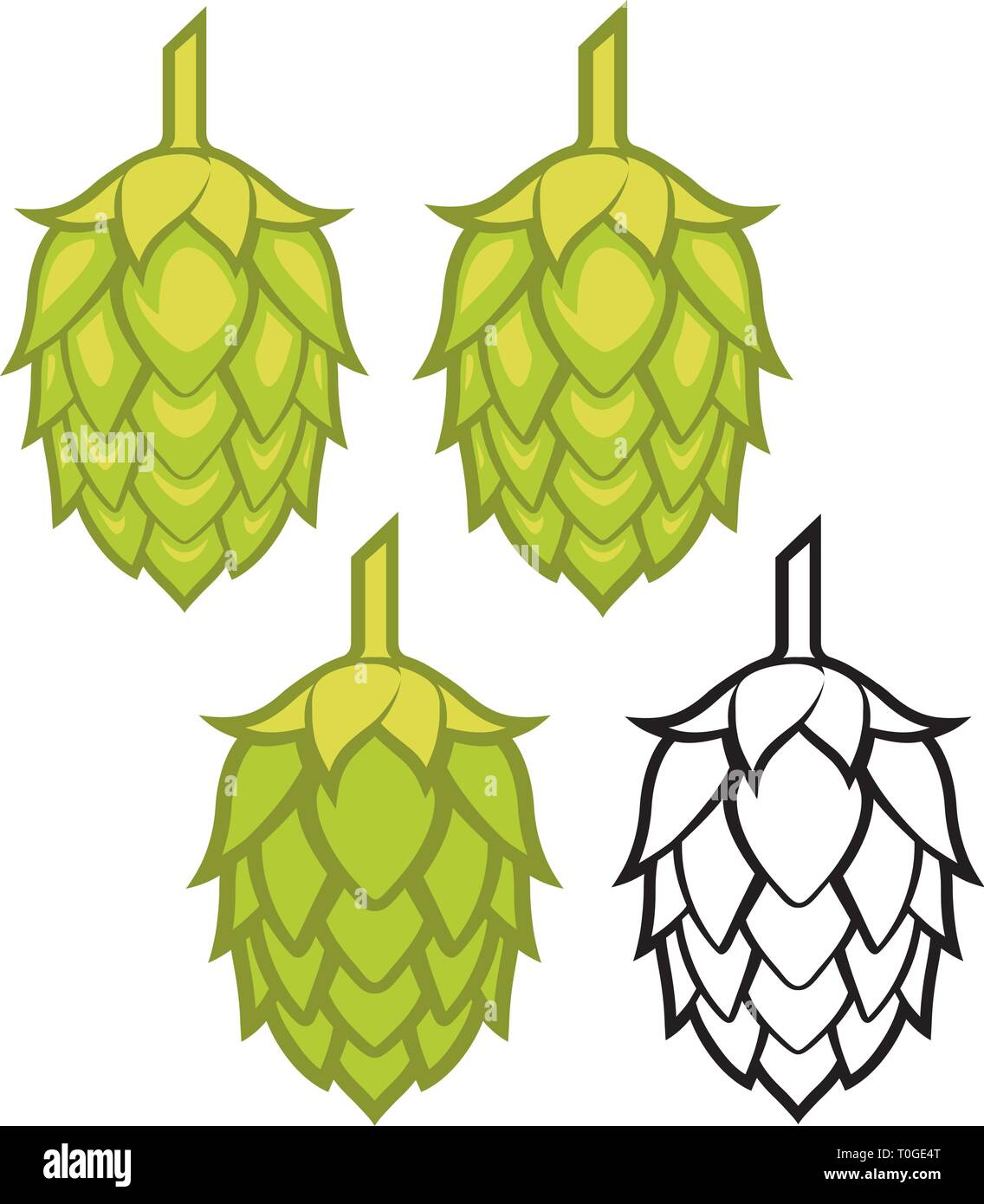 Houblon logo Banque de photographies et d’images à haute résolution - Alamy