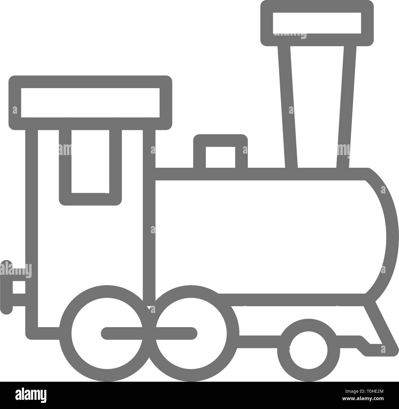 Train De Vapeur De Locomotive De Train Banque d'images vectorielles - Alamy