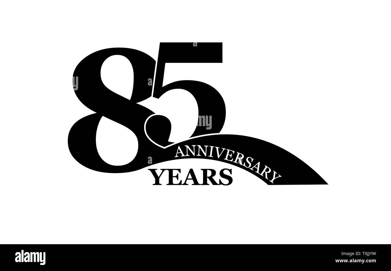 85 anniversaire Banque d'images vectorielles - Alamy