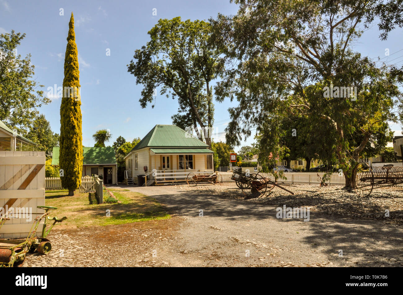 Cobblestones Village Museum, Greytown, Nouvelle-Zélande. Musée des ...