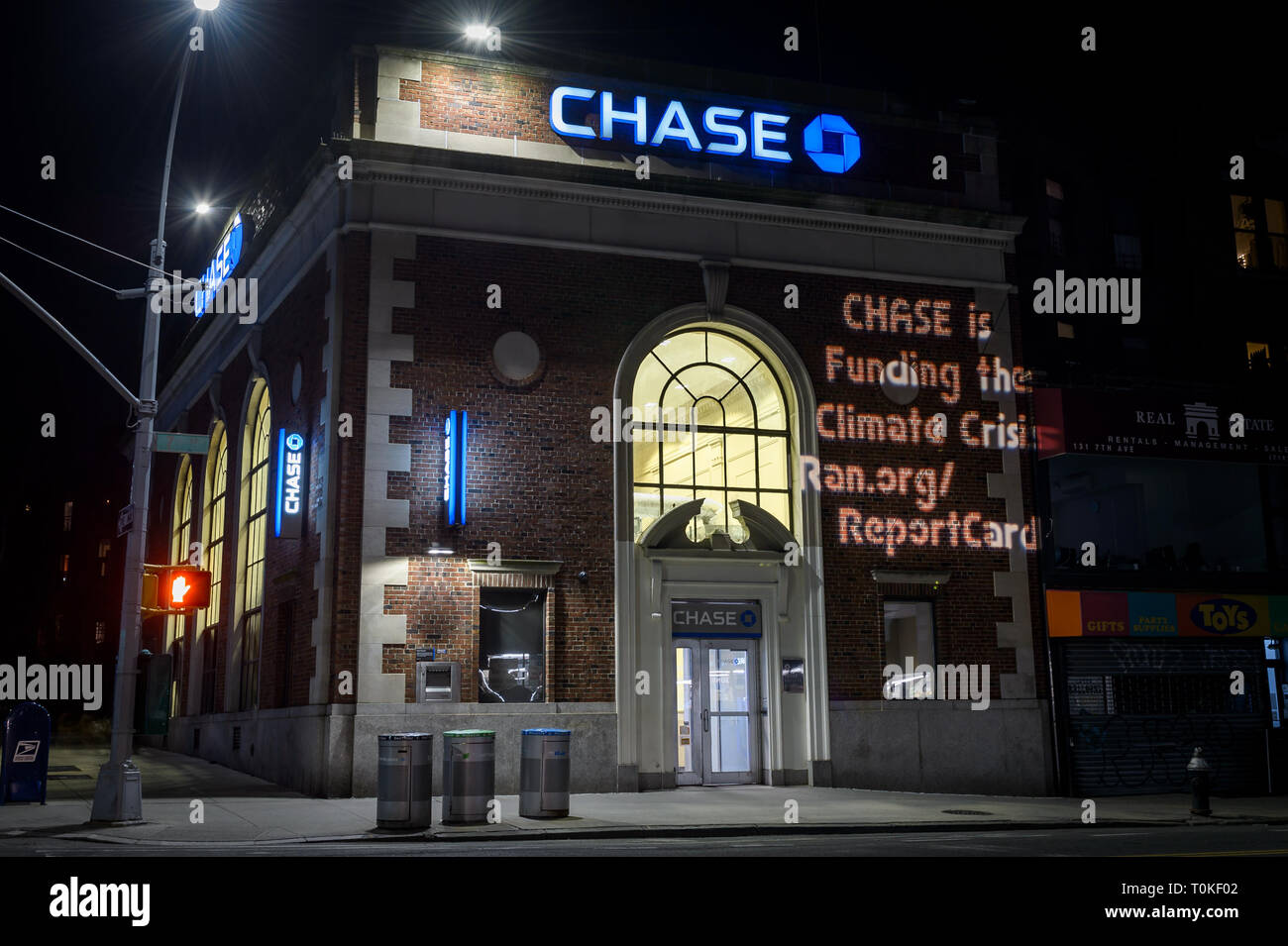 New York, États-Unis. Mar 17, 2019. Les activistes du climat local a ...