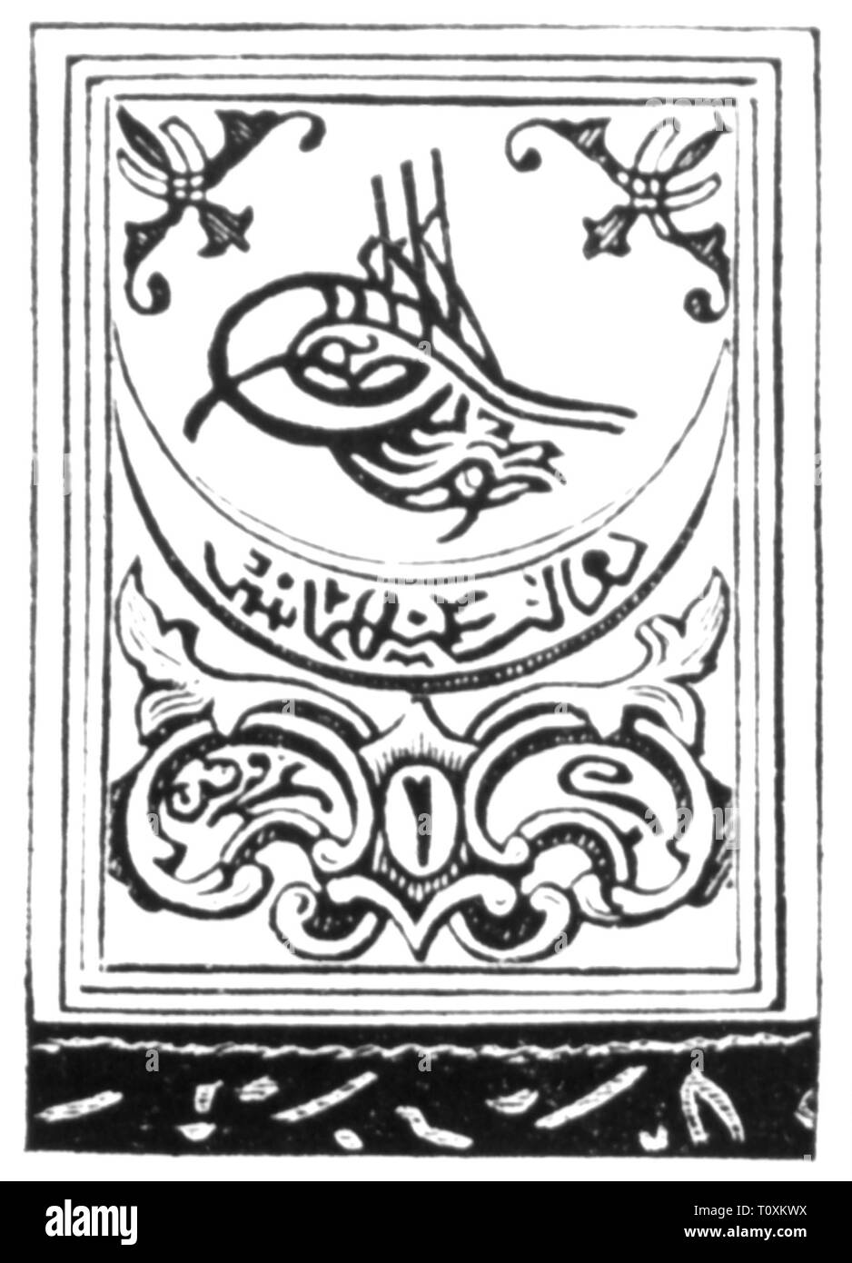 Signes de sultans ottomans Banque de photographies et d’images à haute ...