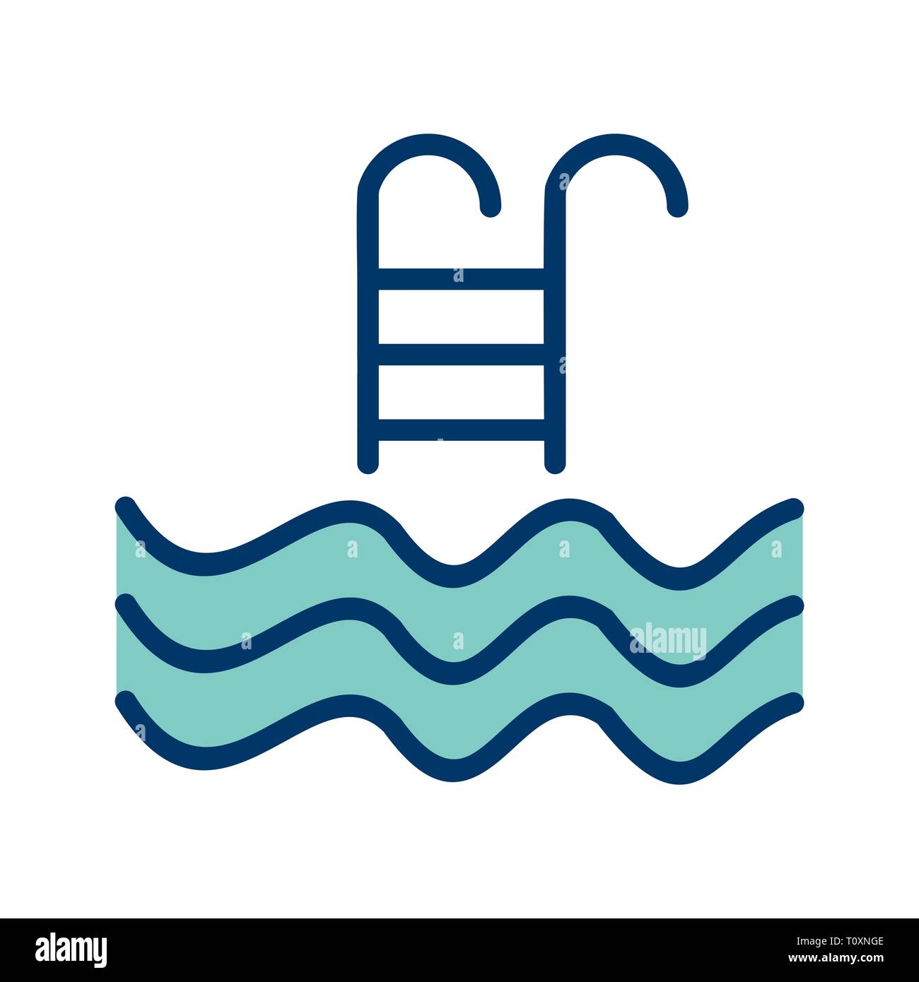 Swimming pool icon Banque de photographies et d’images à haute ...