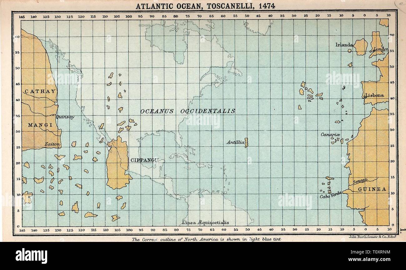 Carte toscanelli Banque de photographies et d’images à haute résolution ...