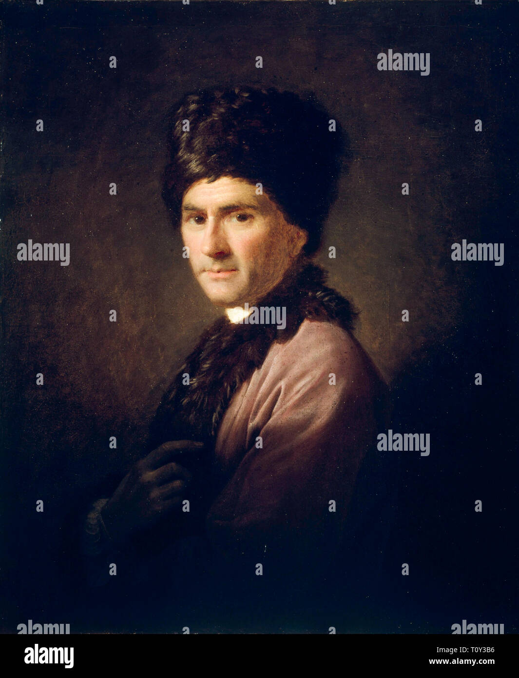 Jean jacques rousseau 1766 huile Banque de photographies et d’images à ...