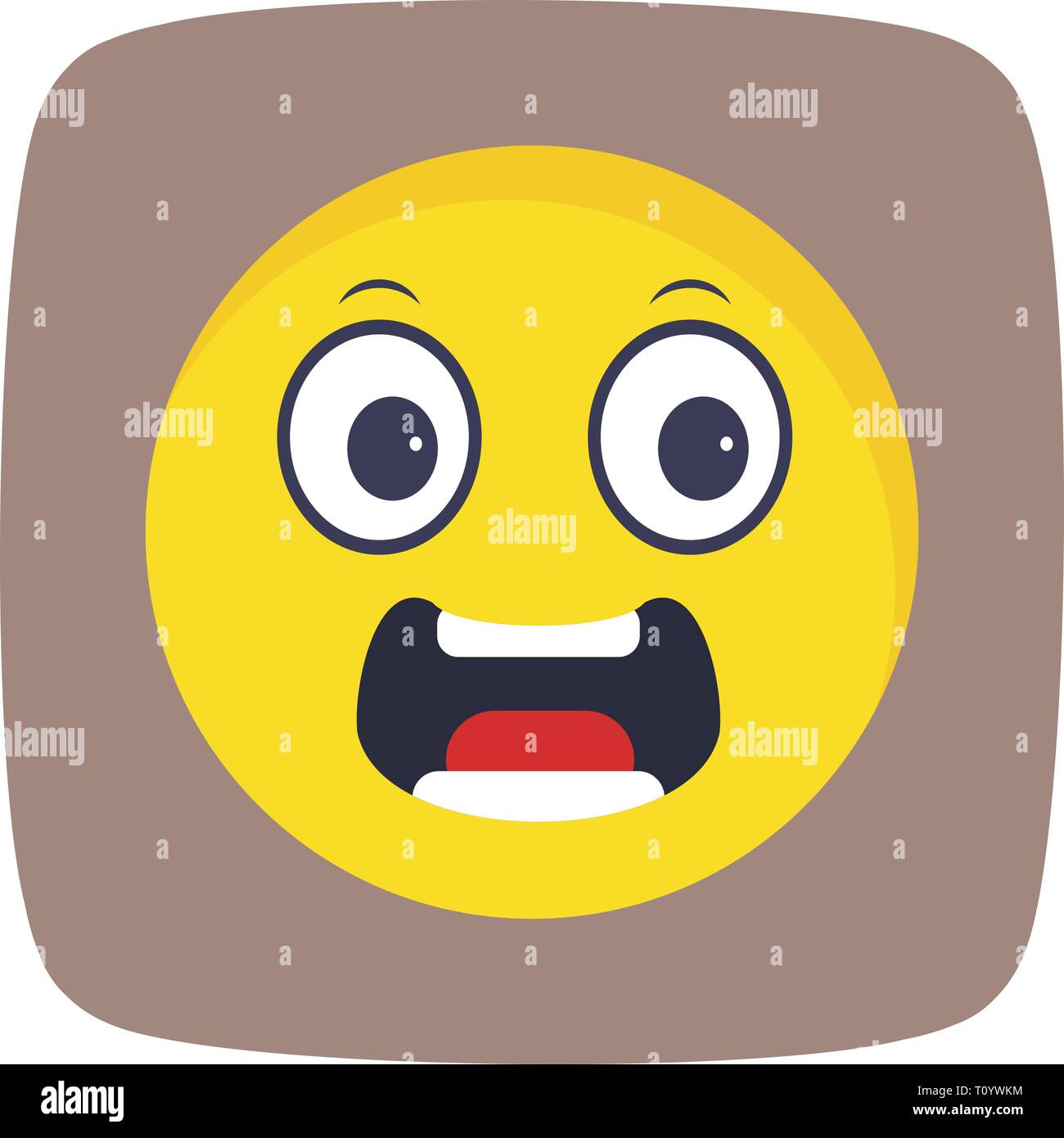 Smiley peur Banque de photographies et d’images à haute résolution ...