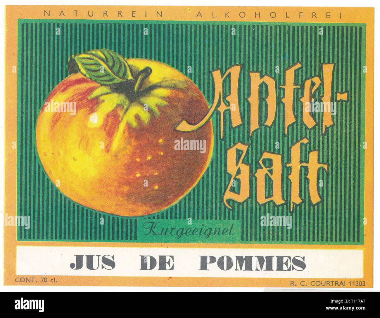 Texte jus de pommes Banque de photographies et d’images à haute ...