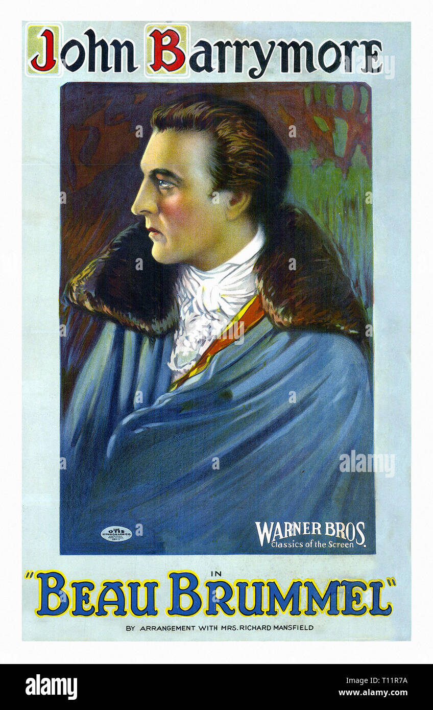 Portrait de beau brummel Banque d'images détourées - Alamy