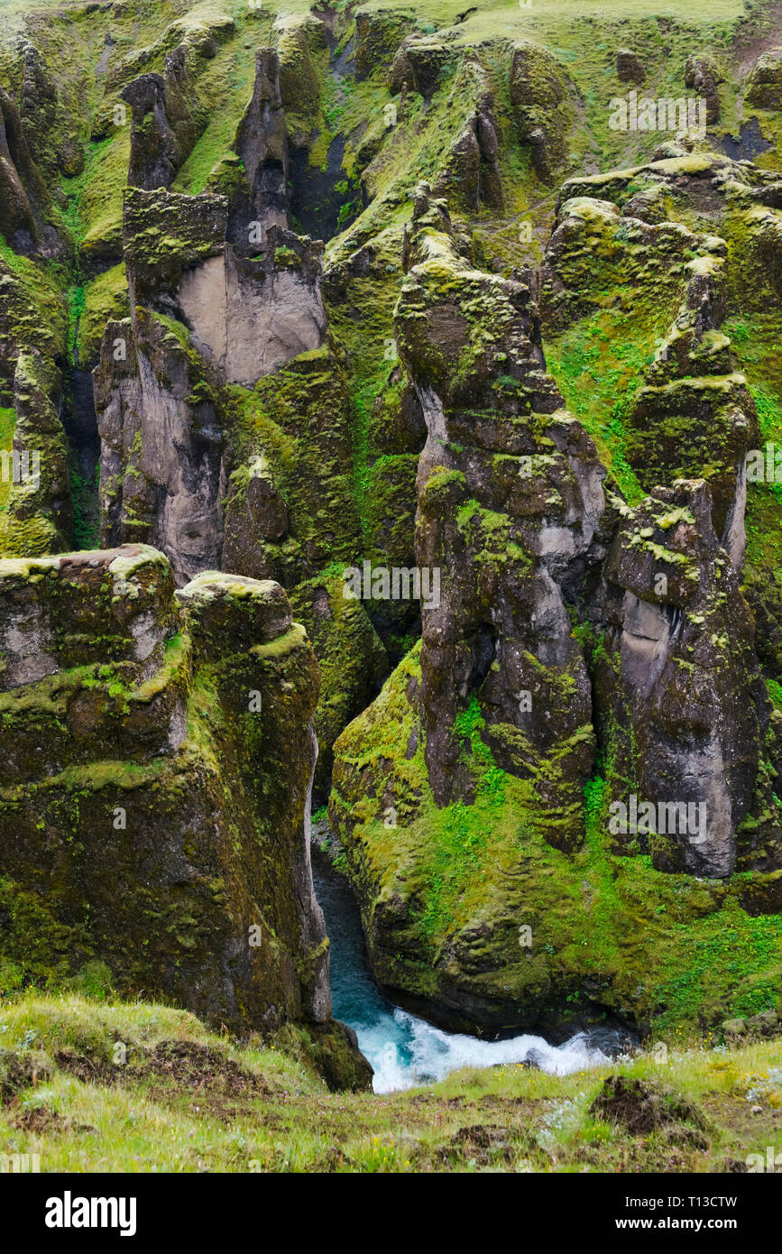 Fjadrargljufur canyon iceland Banque de photographies et d’images à ...