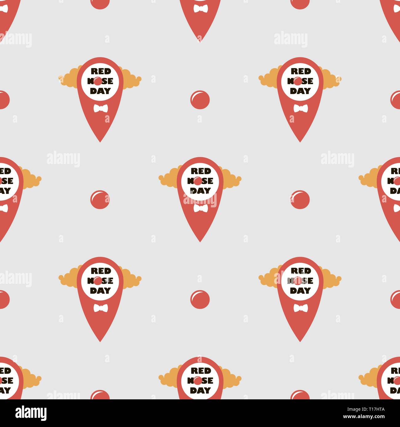 Logo du jour nez rouge Banque de photographies et d’images à haute ...