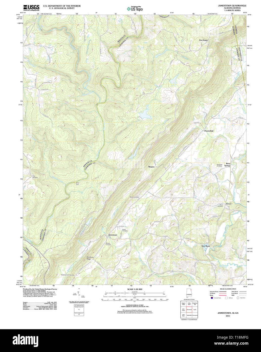 Jamestown map Banque de photographies et d’images à haute résolution ...
