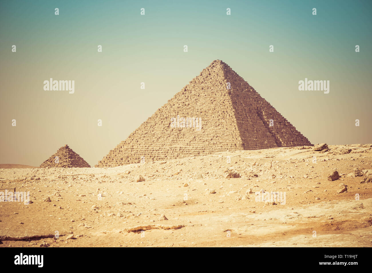 Grandes pyramides de gizeh Banque de photographies et d’images à haute ...