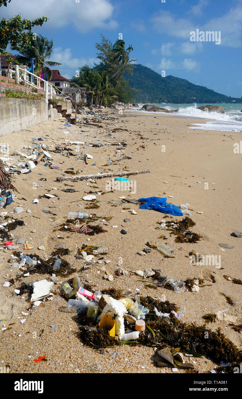 Pollution de plage Banque de photographies et d’images à haute ...