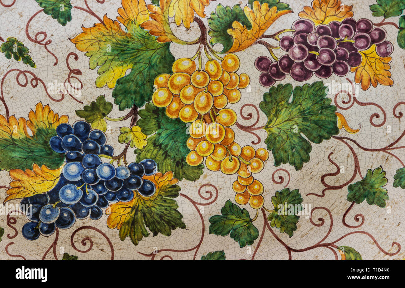 Dessin de grappe de raisin Banque de photographies et d’images à haute ...