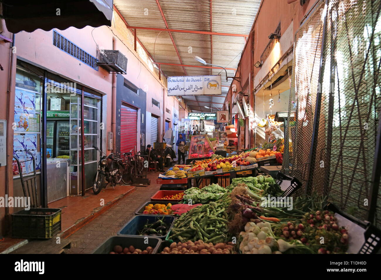 Marché Central (Marché Central), Rue Ibn Toumert, Guéliz, la nouvelle ...