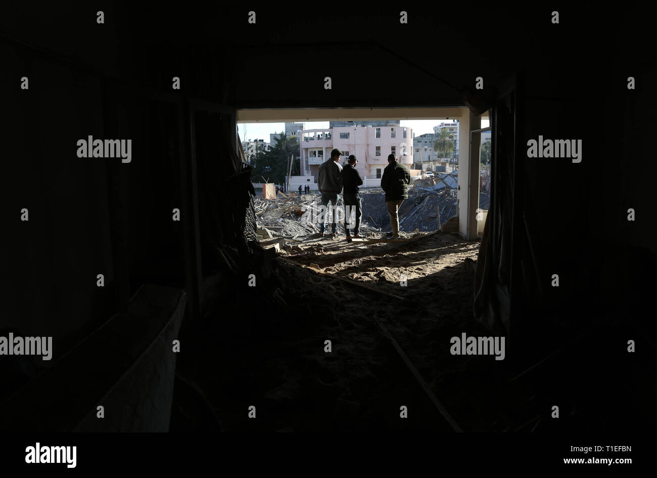 La ville de Gaza, la bande de Gaza, en Palestine. Mar 26, 2019. La ...