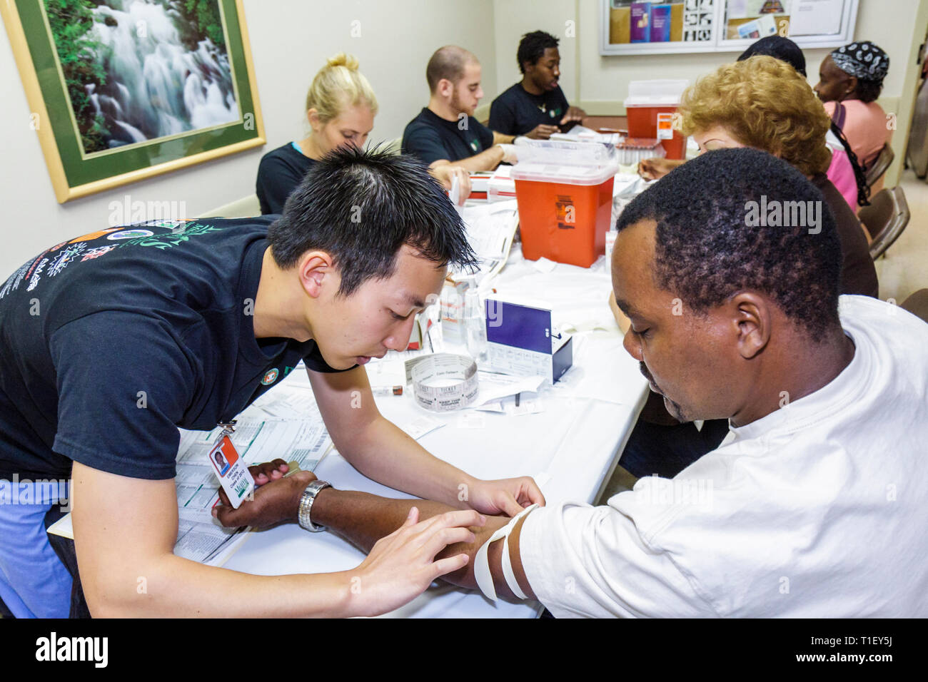Miami Florida,Liberty City,Jessie Trice Community Health Centre,foire ...