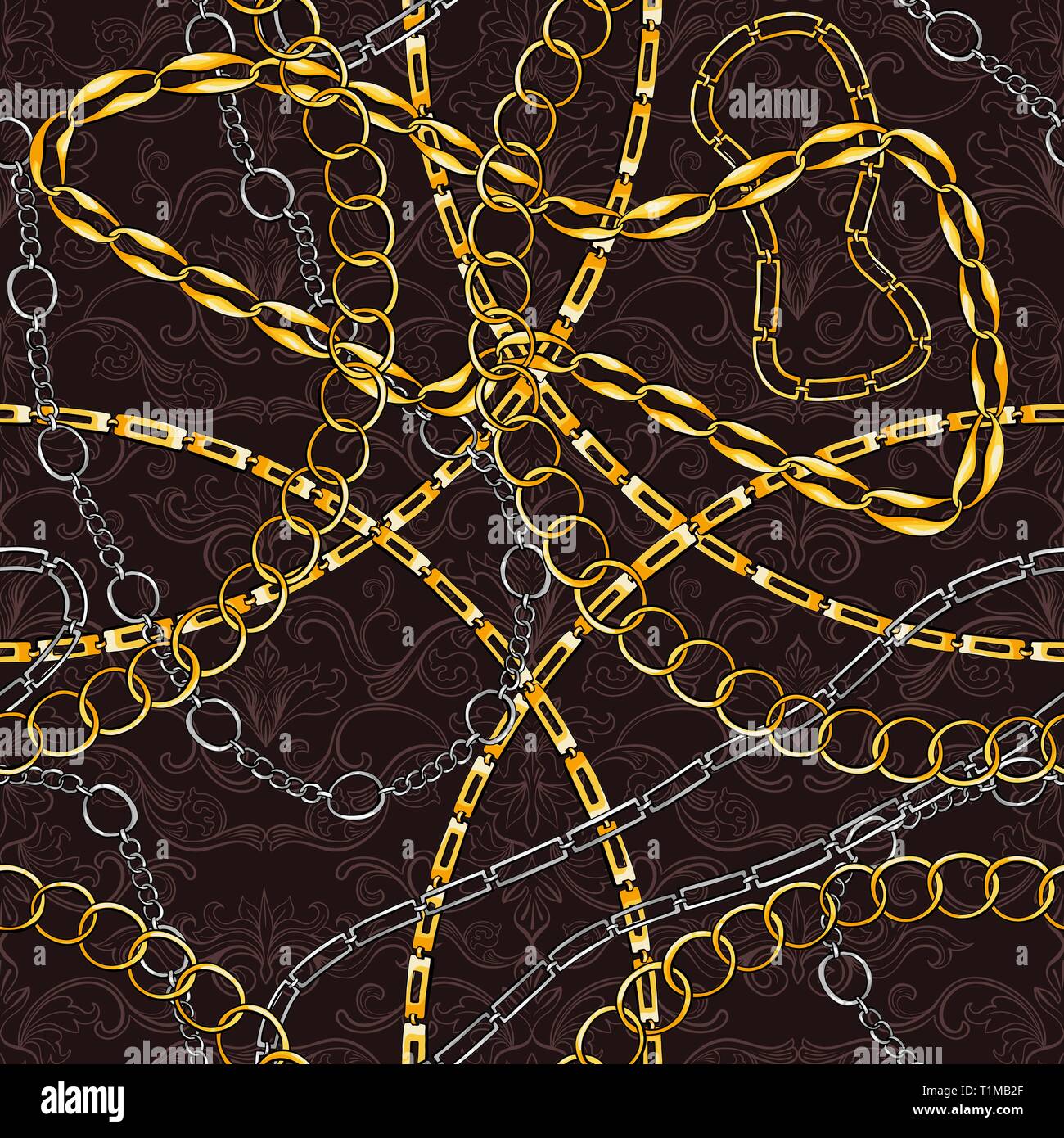 Motif en filigrane Banque d'images vectorielles - Alamy