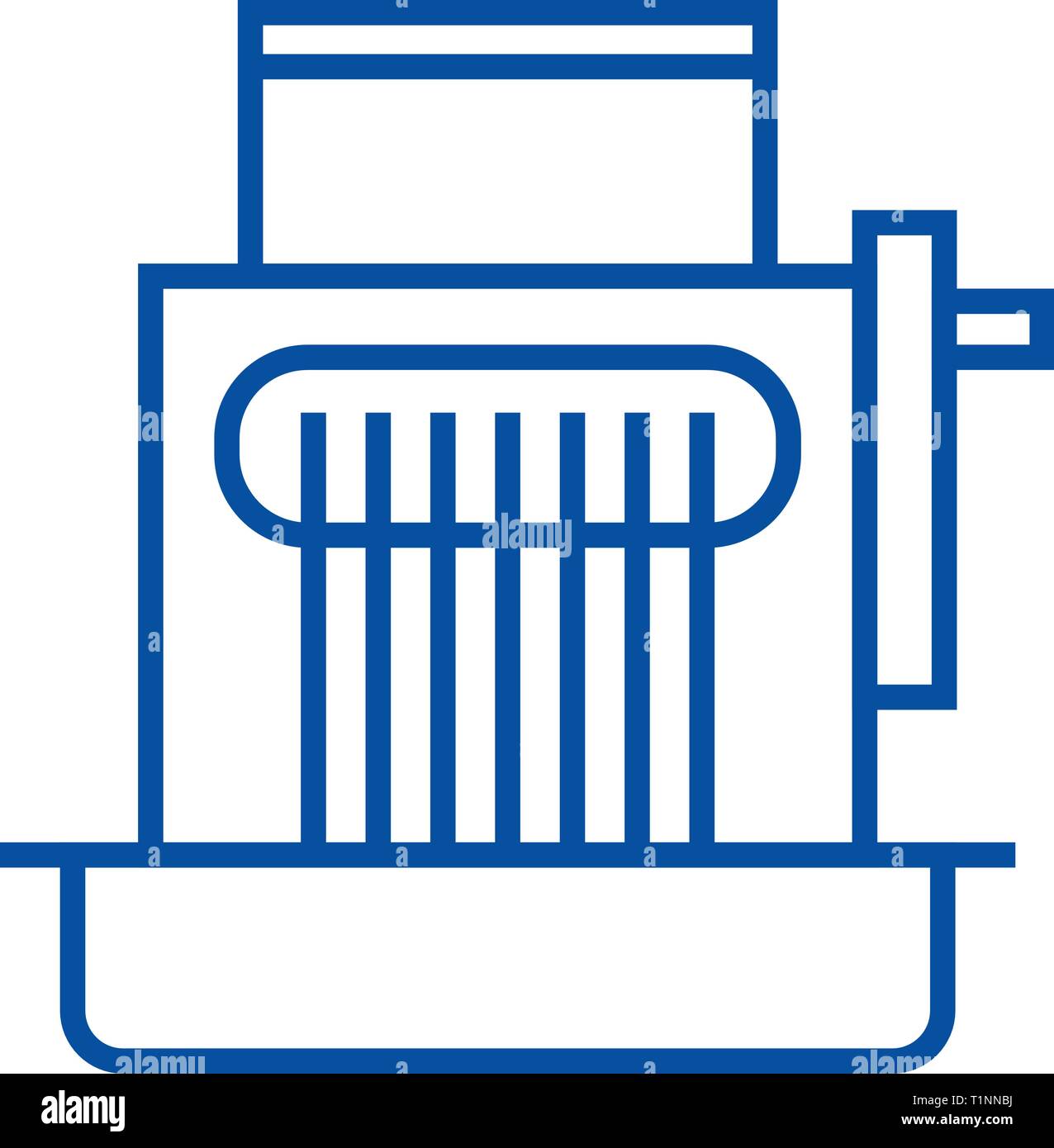 L'icône de la ligne de fabrication de pâtes concept. De fabriquer des ...