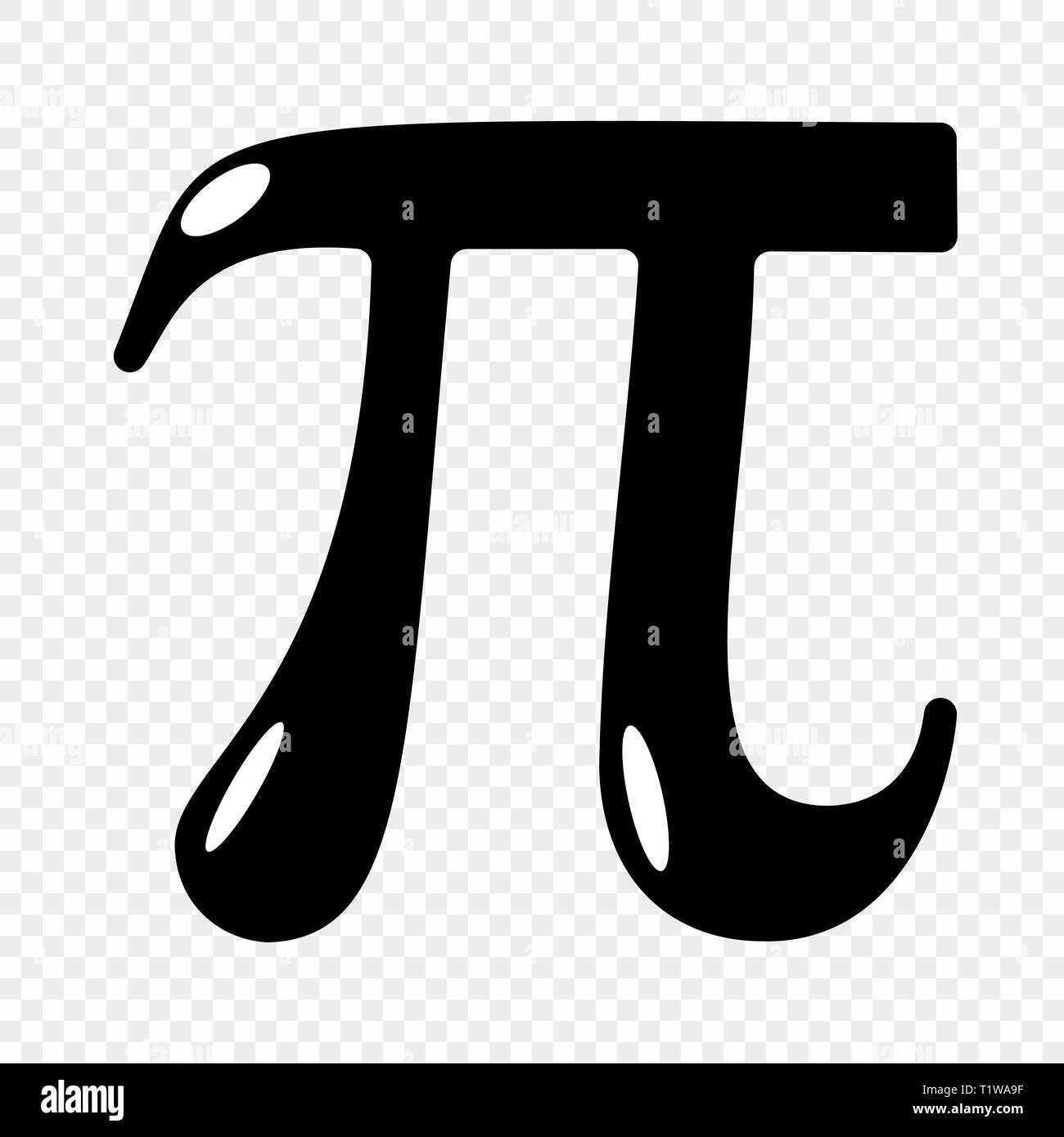 Symbole et nombre pi Banque d'images noir et blanc - Alamy