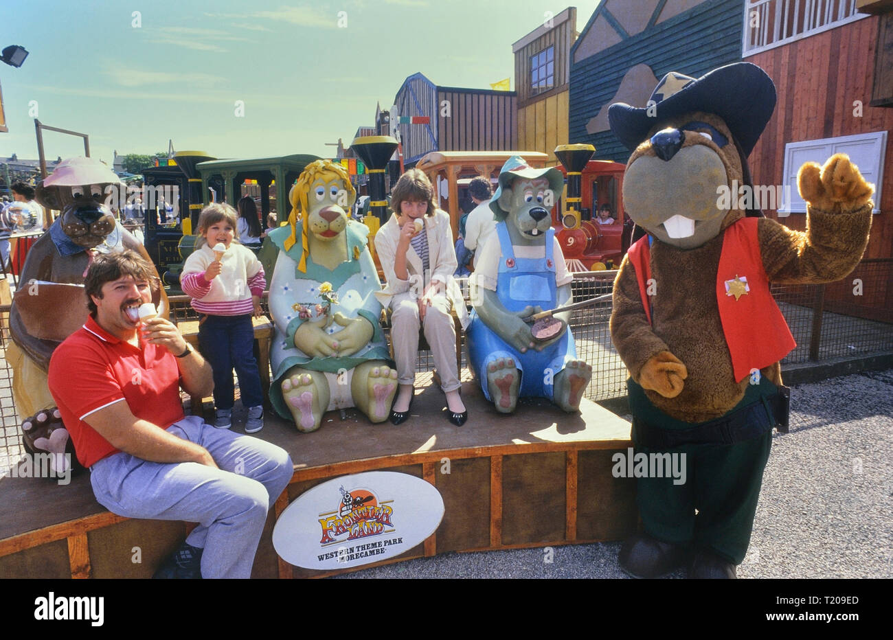 Theme Park Frontierland Banque d'image et photos - Alamy