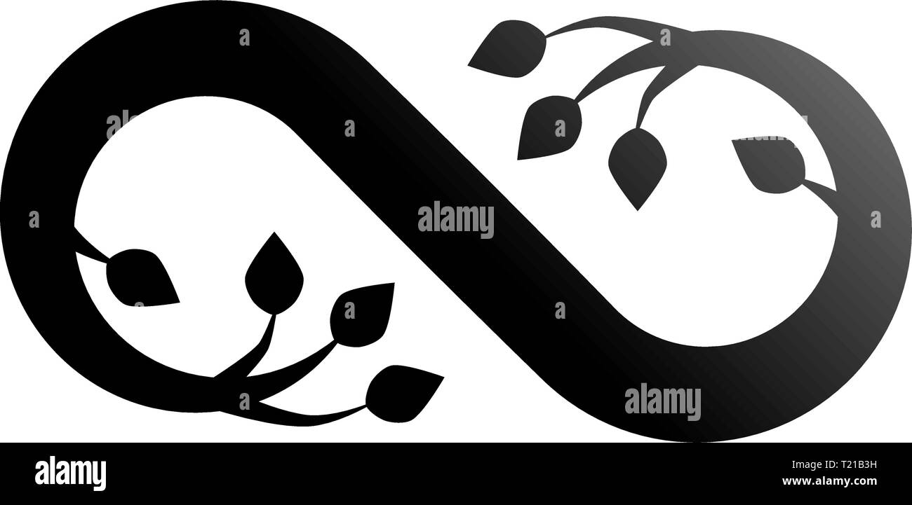 Branches du cycle de vie des arbres Banque d'images noir et blanc - Alamy