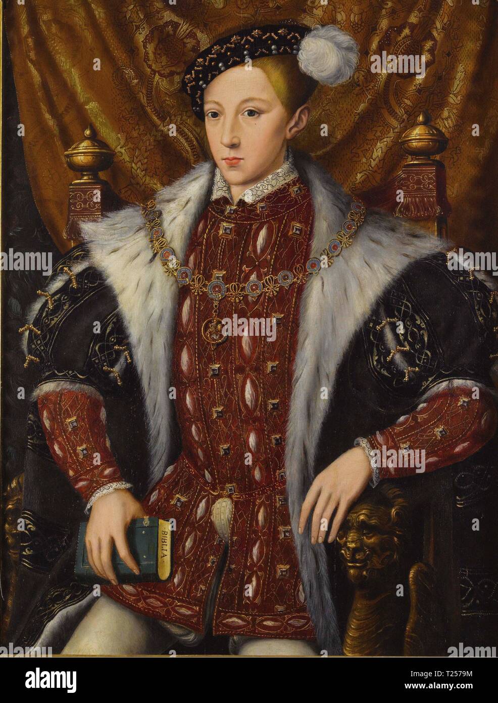 Portrait de Henry VIII Tudor Court Photo Stock - Alamy