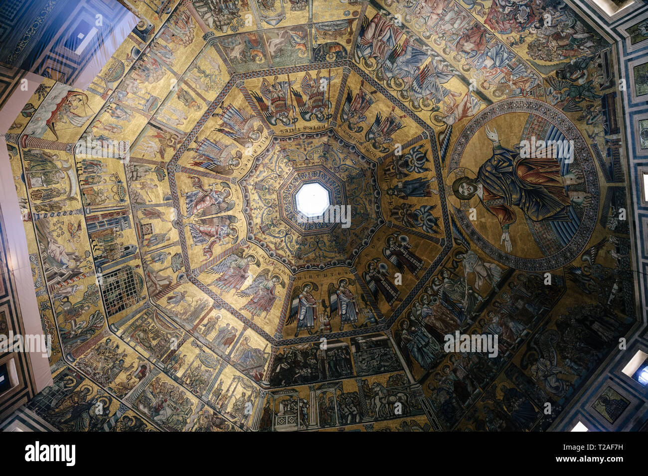 Le baptistère de florence ou battistero di san giovanni Banque de ...
