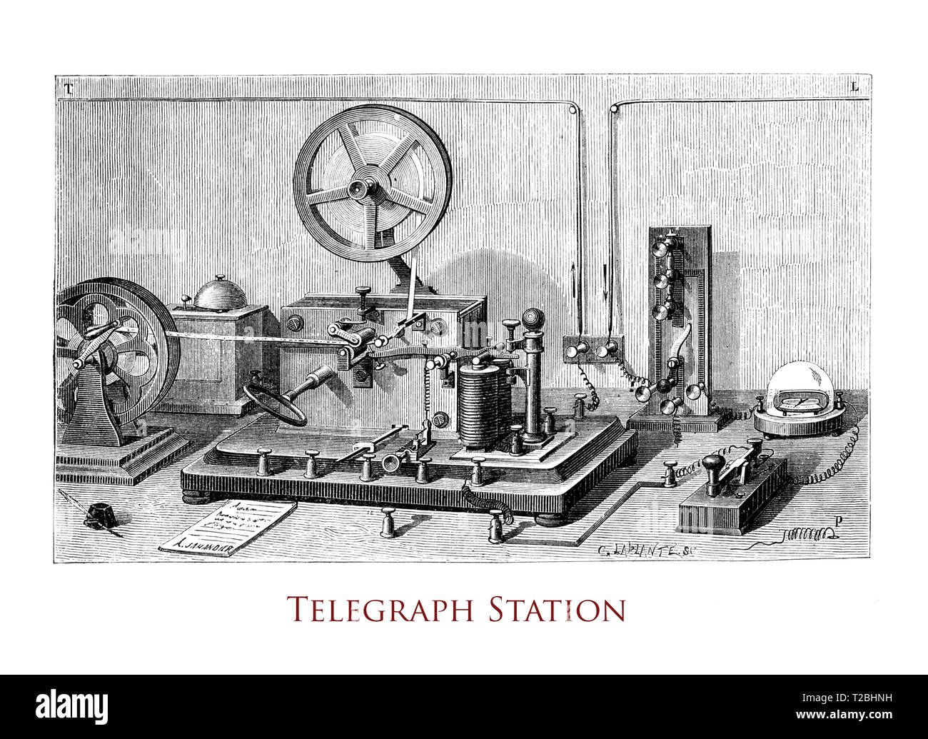 Telegraph receiver Banque de photographies et d’images à haute ...
