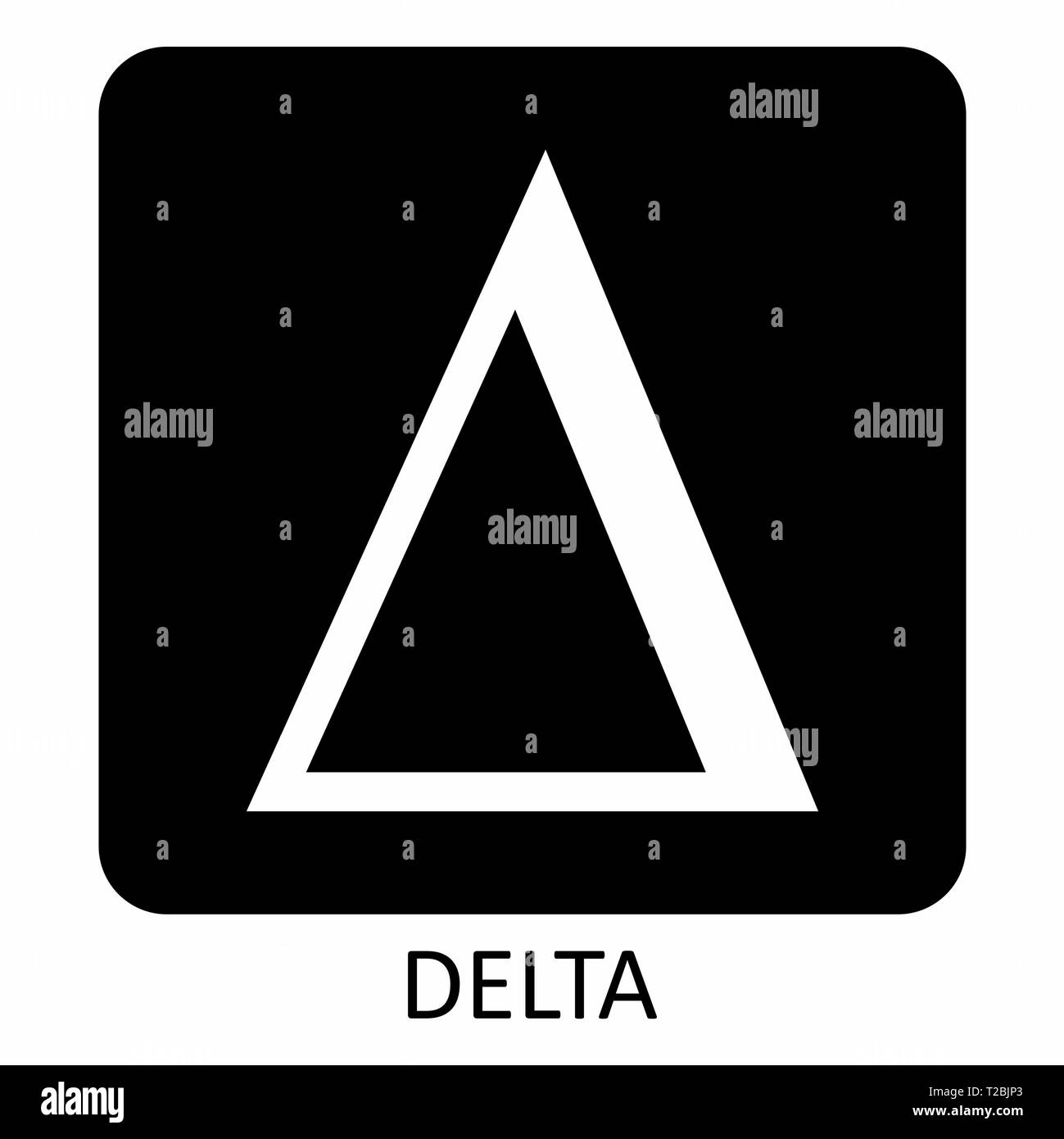 Signe de pictogramme Banque d'images noir et blanc - Alamy