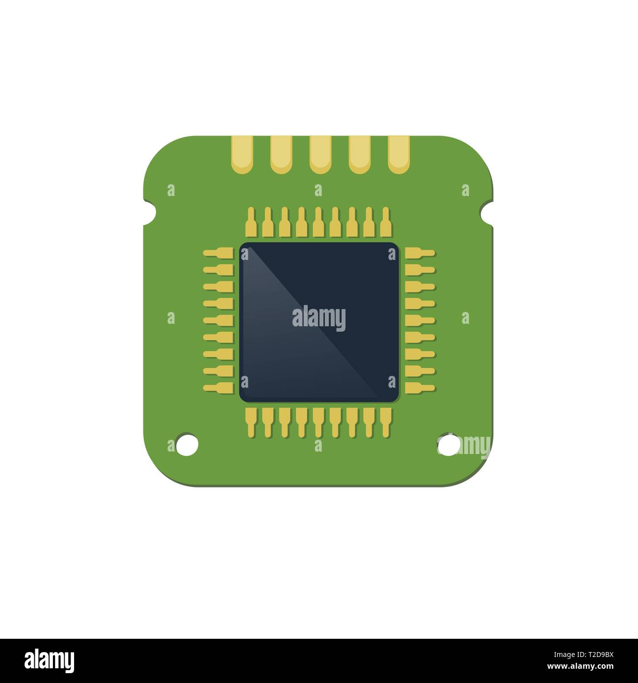 Puce Microchip élément du circuit du système informatique de la ...