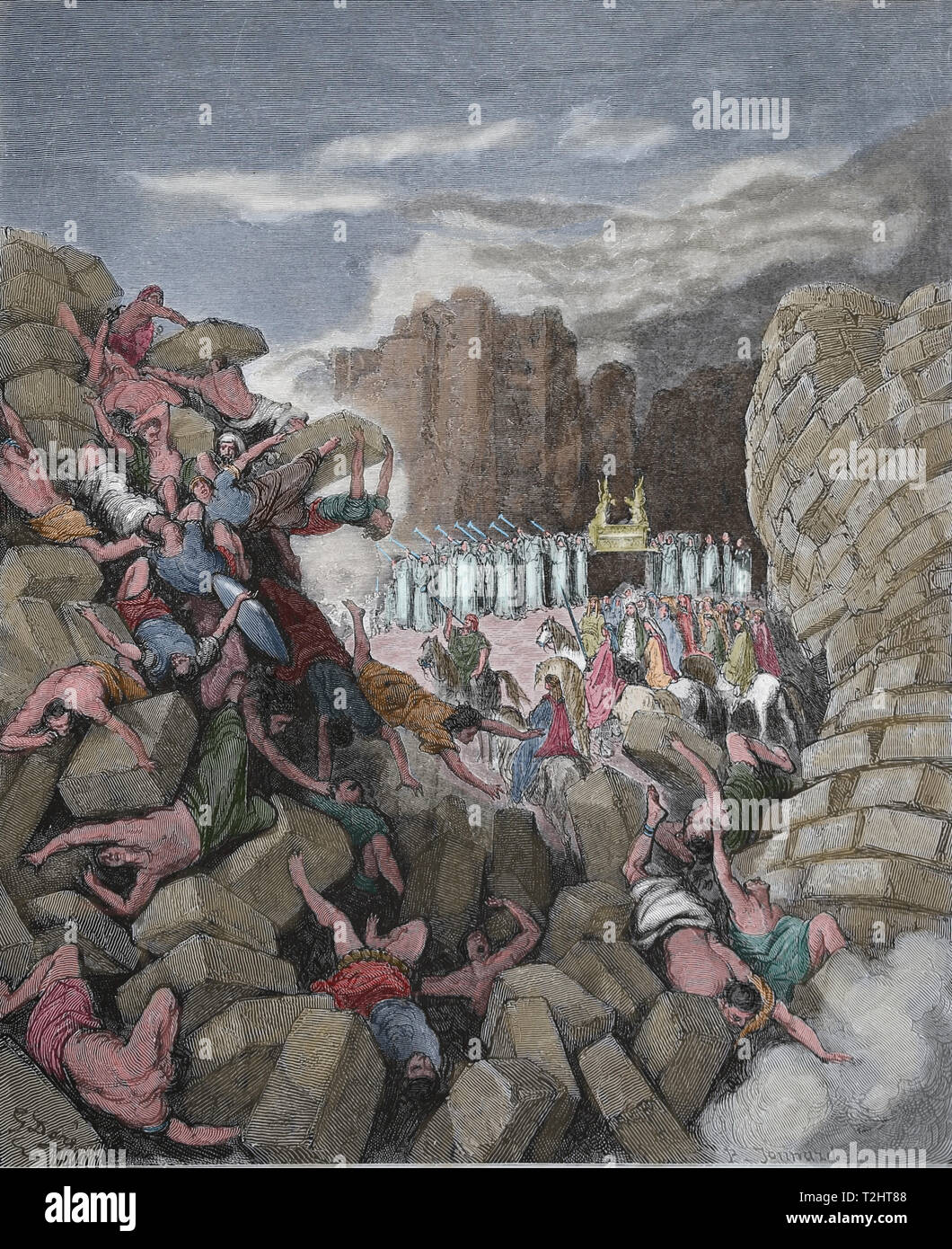 Jericho walls Banque de photographies et d’images à haute résolution ...