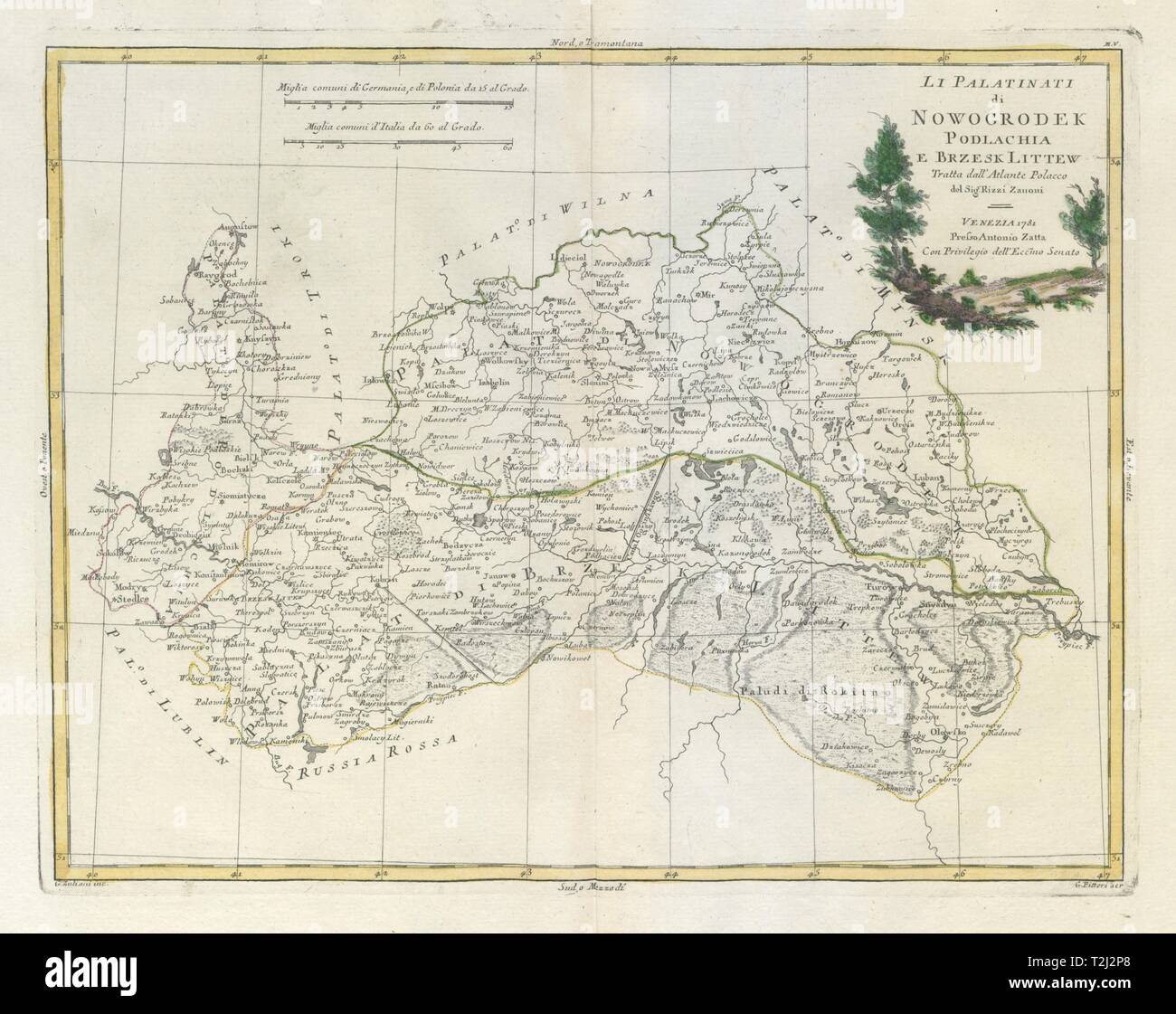 Carte de nowogrodek Banque de photographies et d’images à haute ...