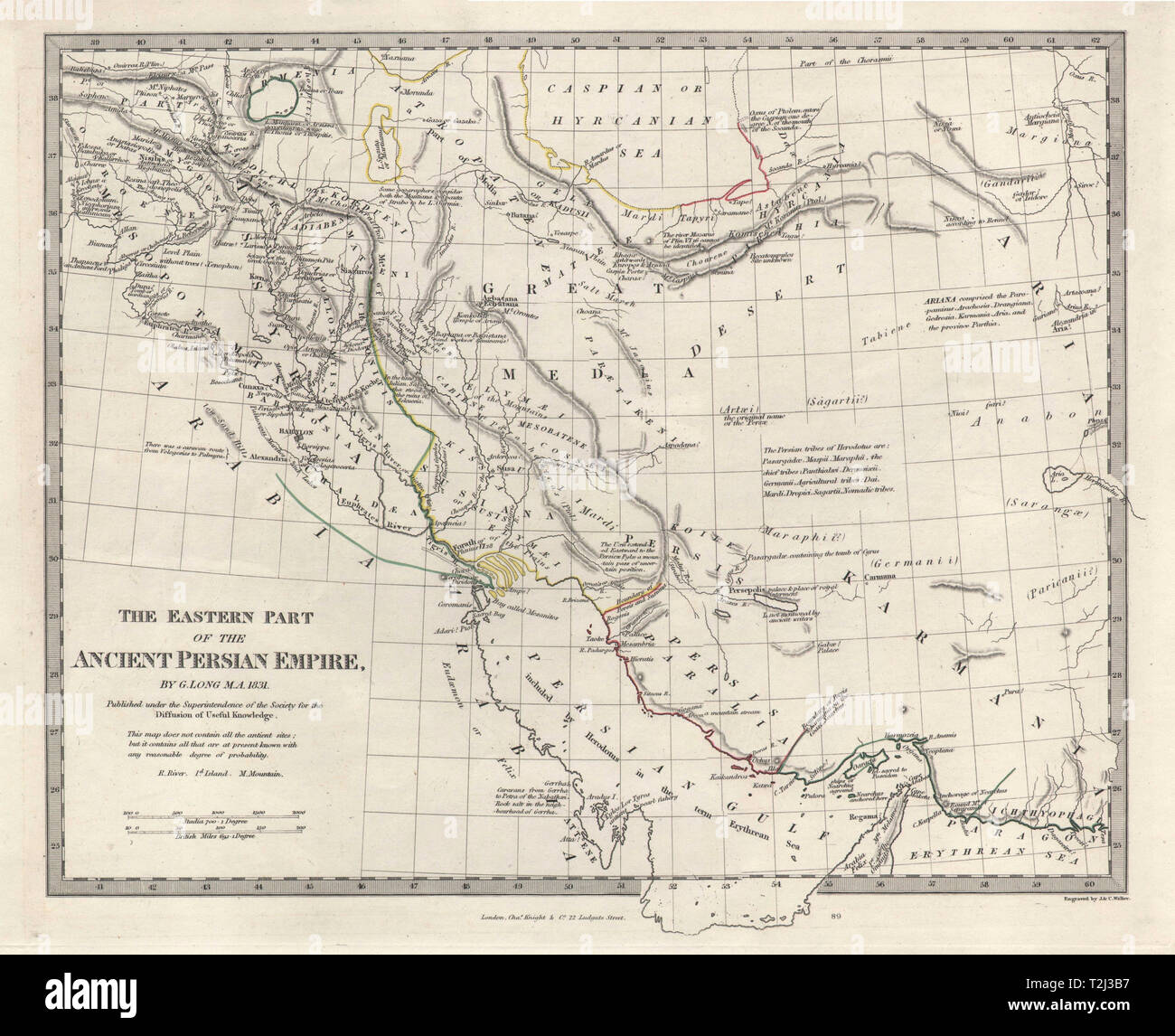 Map the ancient persian empire Banque de photographies et d’images à ...