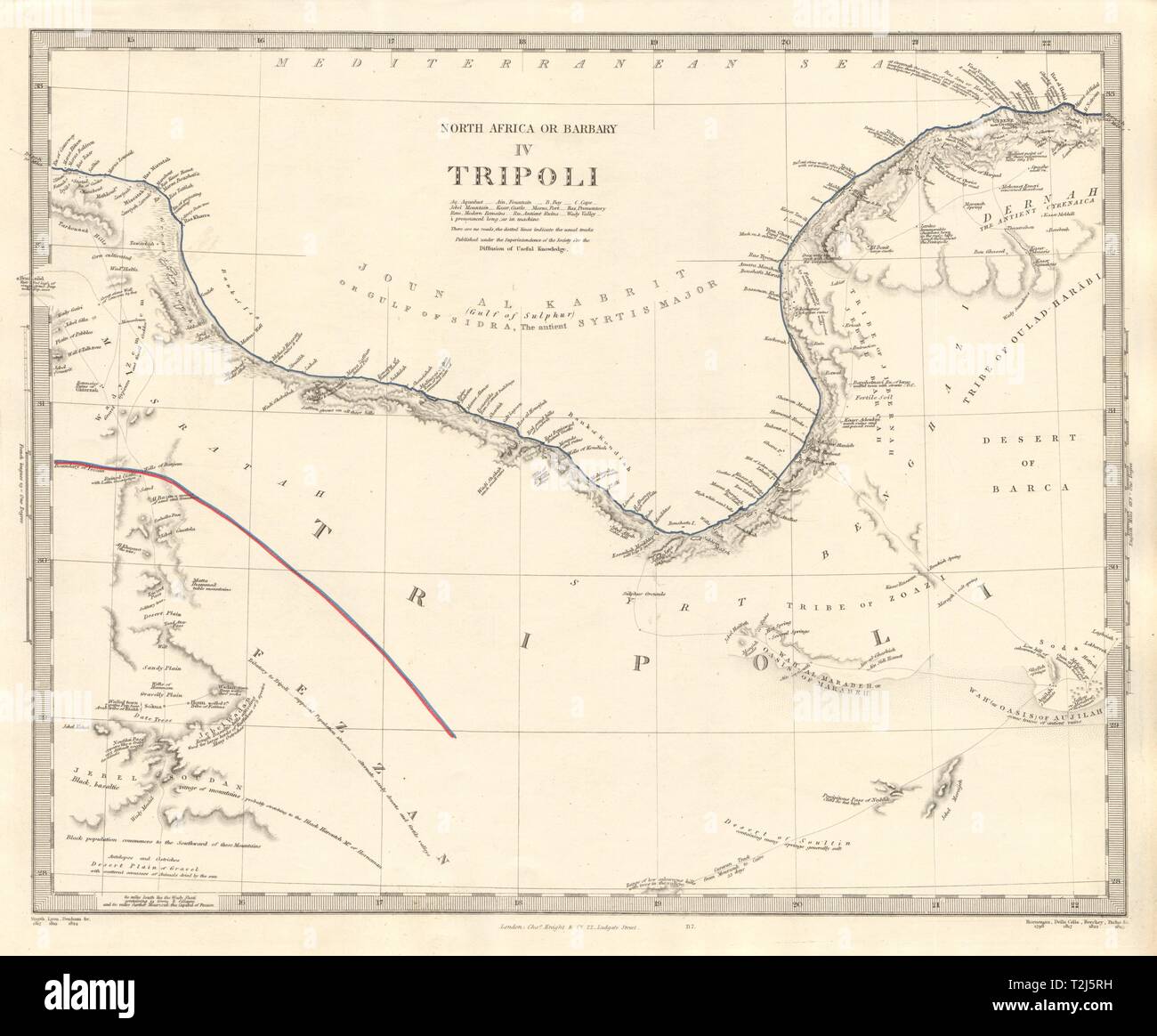 Map of sirte Banque de photographies et d’images à haute résolution - Alamy