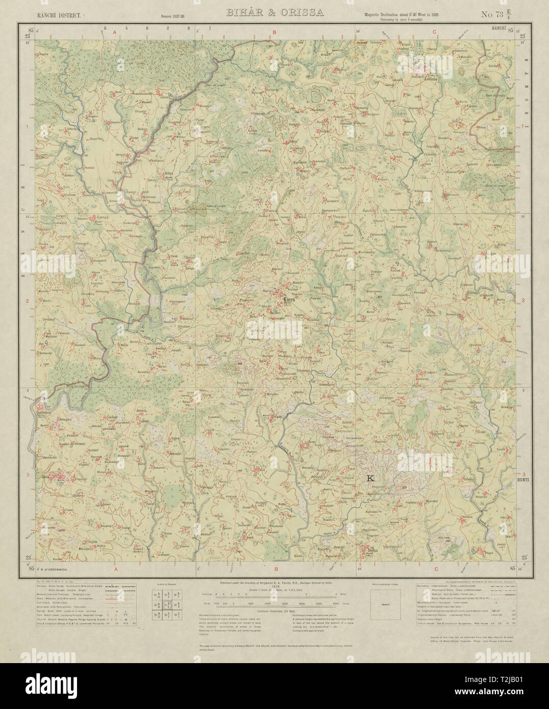 Jharkhand map Banque de photographies et d’images à haute résolution ...