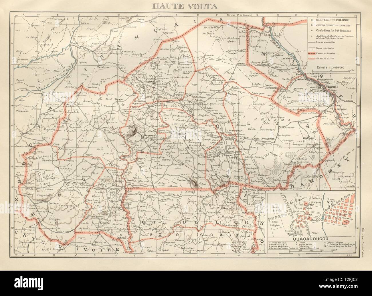 HAUTE VOLTA/supérieur. Le Burkina Faso. L'Afrique occidentale française ...