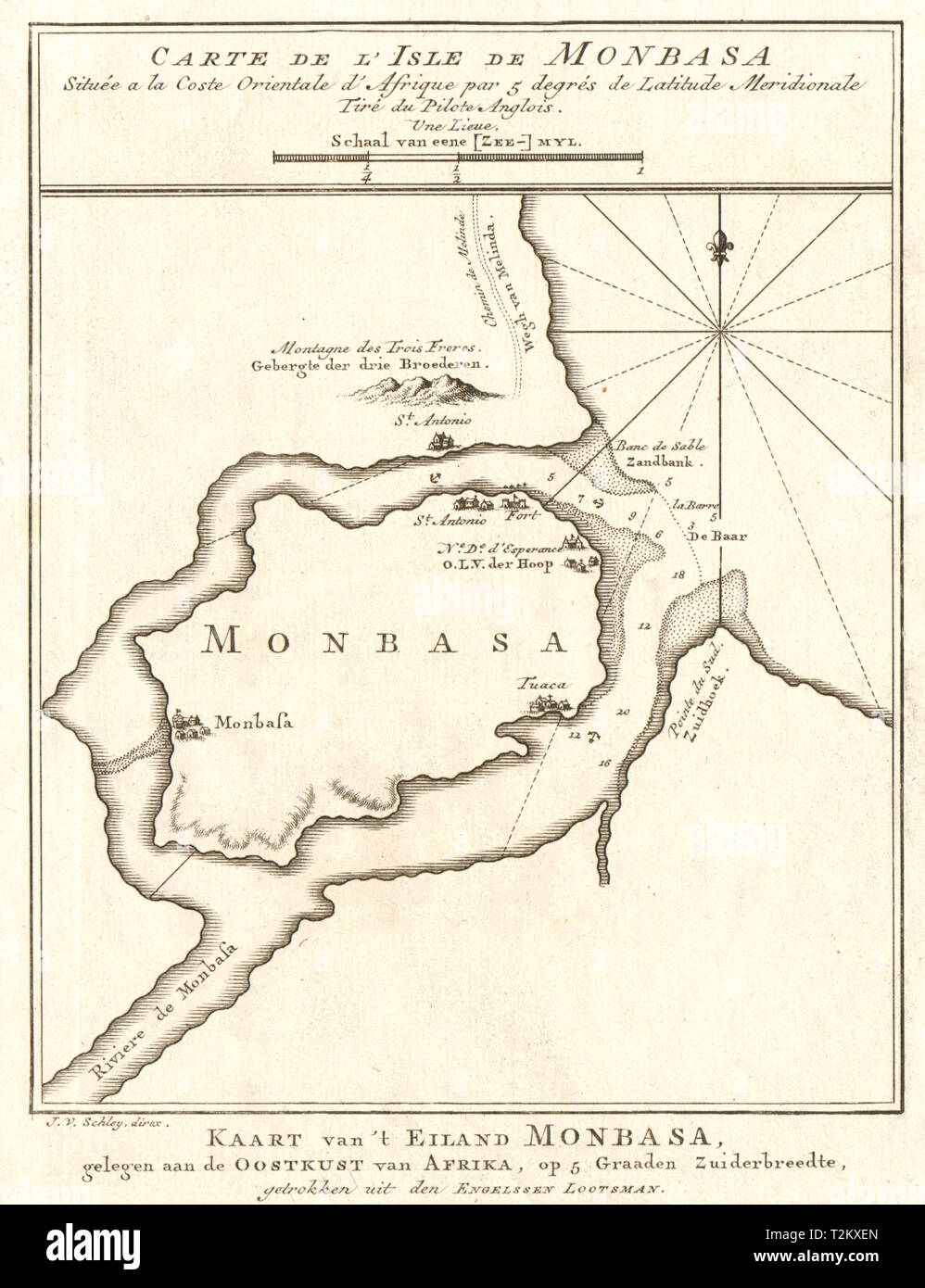 Monbasa map Banque de photographies et d’images à haute résolution - Alamy