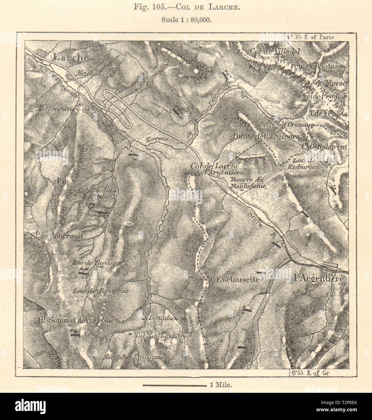 Col du col de maddalena Banque de photographies et d’images à haute ...