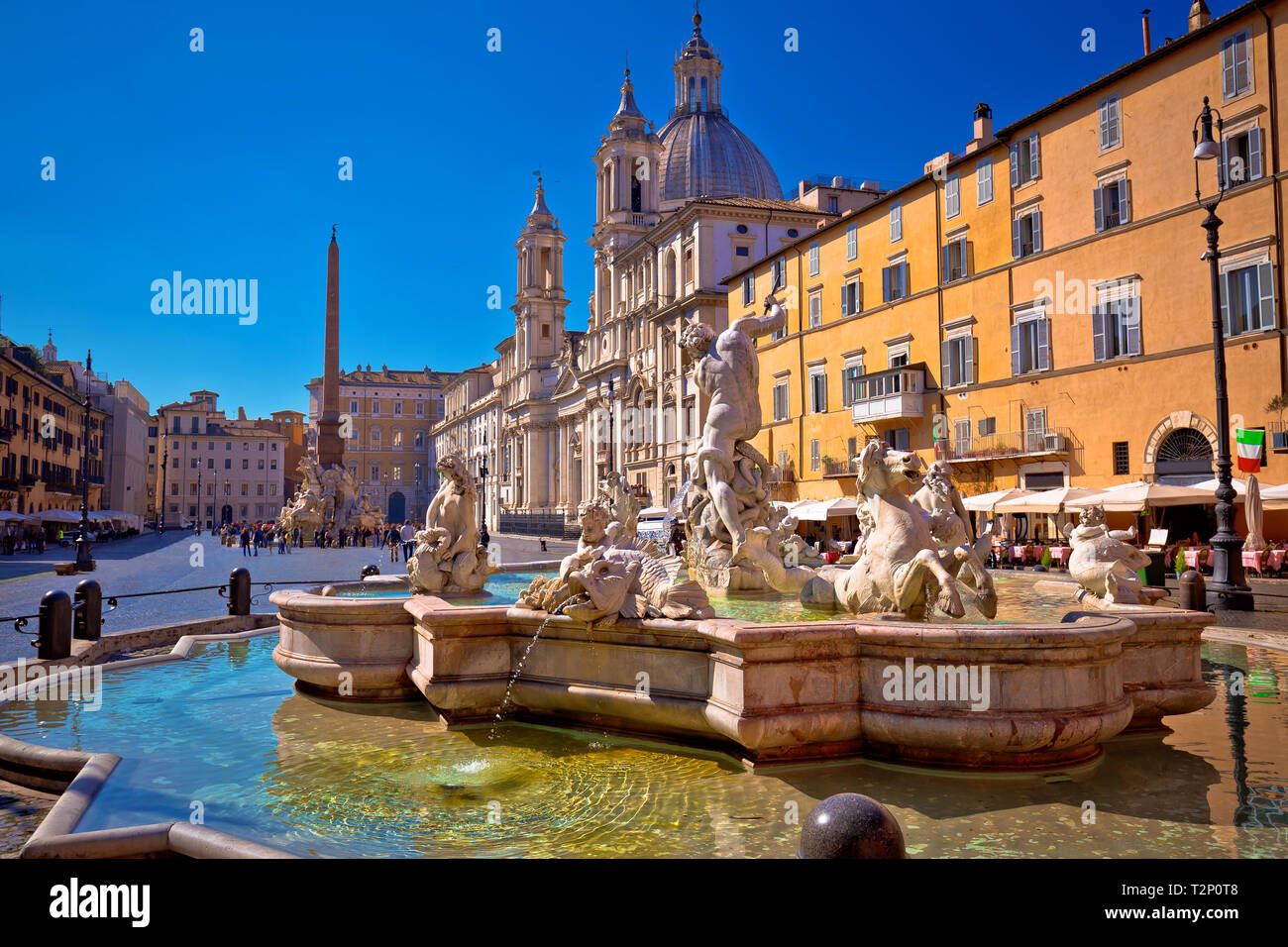 Piazza Navona Rome Italie Banque d'image et photos - Alamy