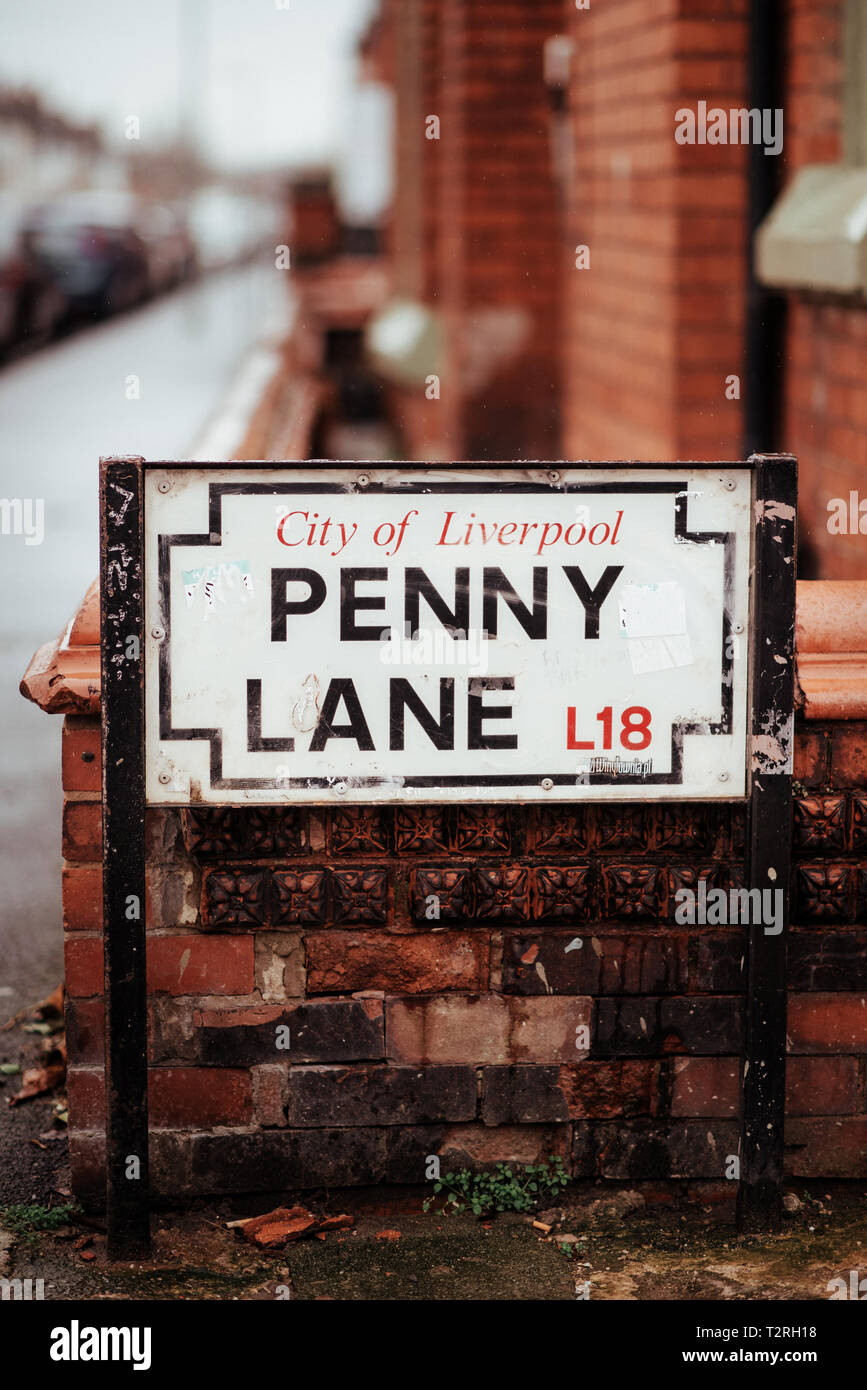 Penny lane liverpool Banque de photographies et d’images à haute ...