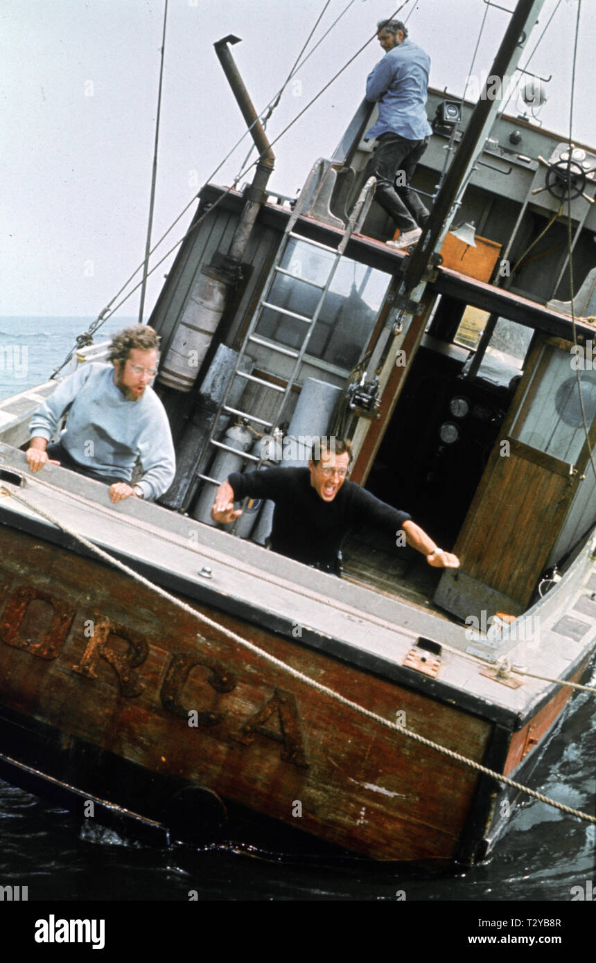 Robert shaw jaws (1975) Banque de photographies et d’images à haute résolution - Alamy