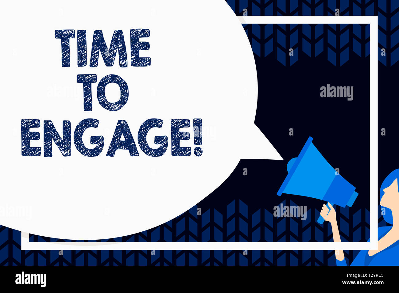 L'écriture de texte Word temps de s'engager. Photo d'affaires mettant ...