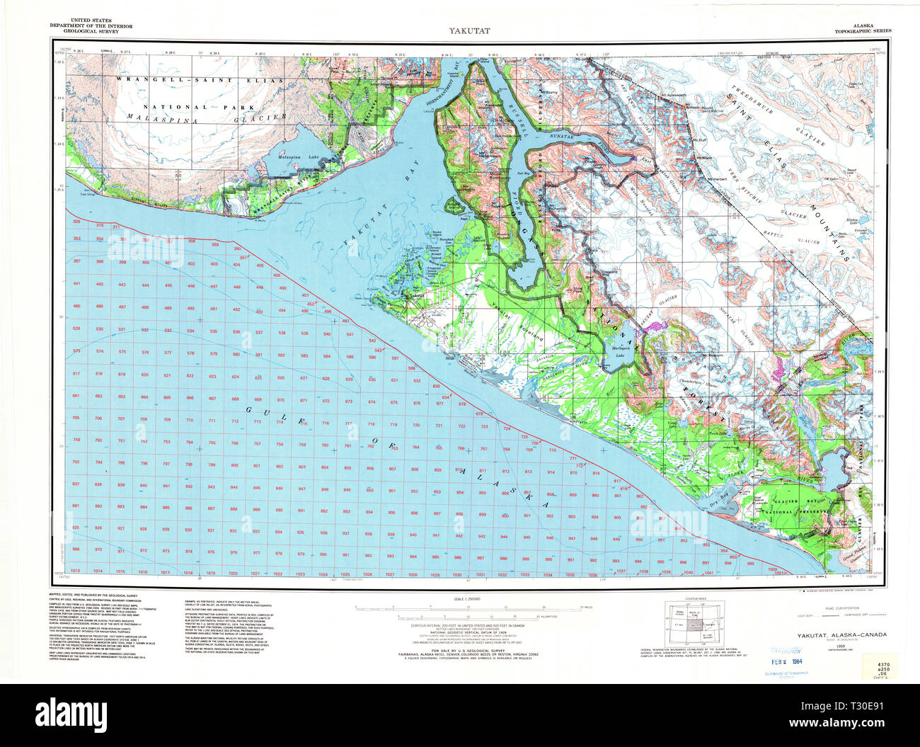 Carte géologique alaska Banque de photographies et d’images à haute ...