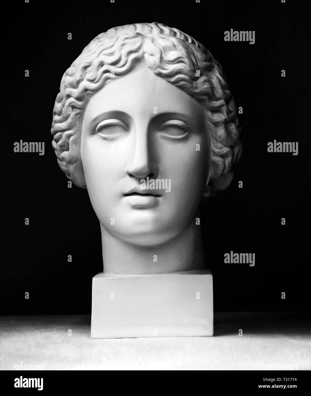 Statue.statue de Vénus de gypse tête. Sculpture de la Vénus de Milo ...