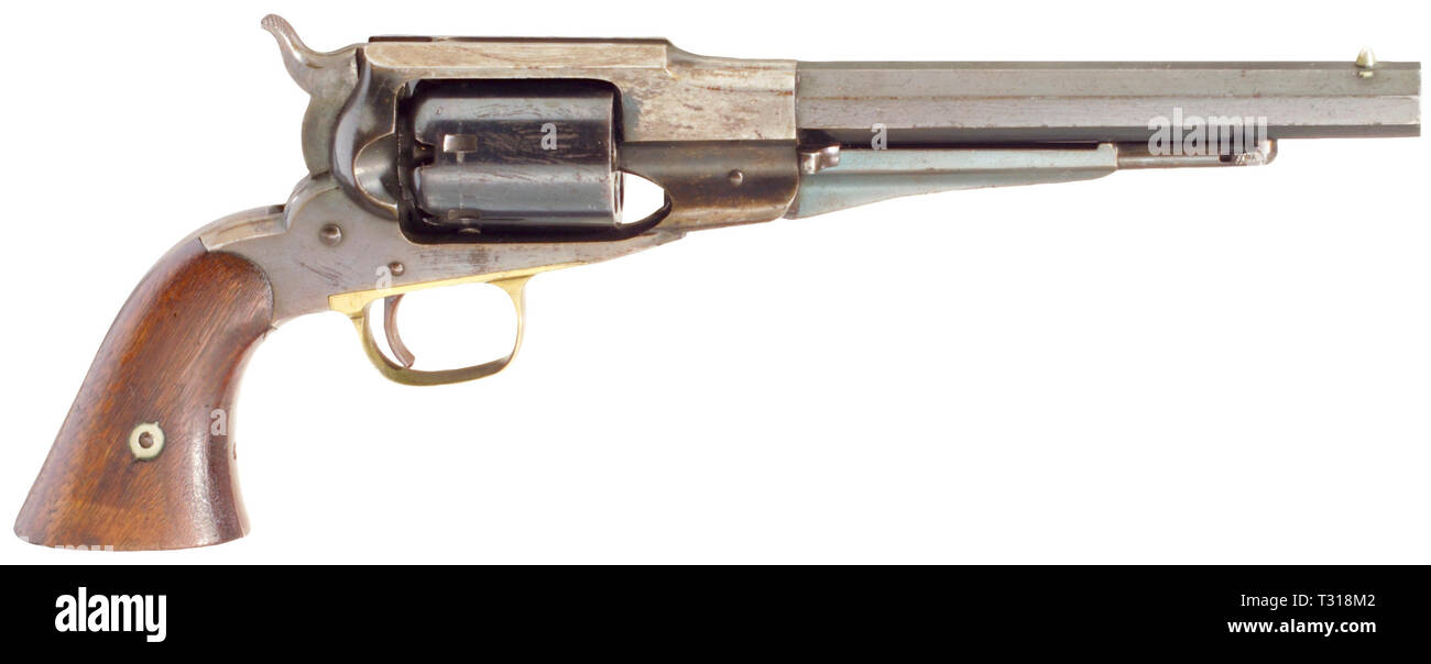 Les armes légères, revolver, Remington-Beals ancien modèle Navy 1861 ...
