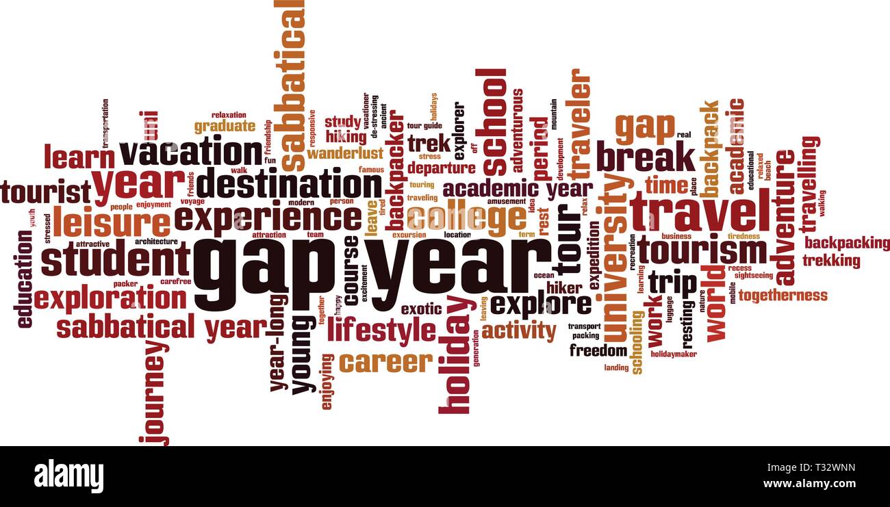 Gap year Banque d'images vectorielles - Alamy