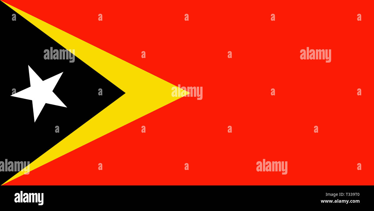 Drapeau du timor leste Banque de photographies et d’images à haute ...